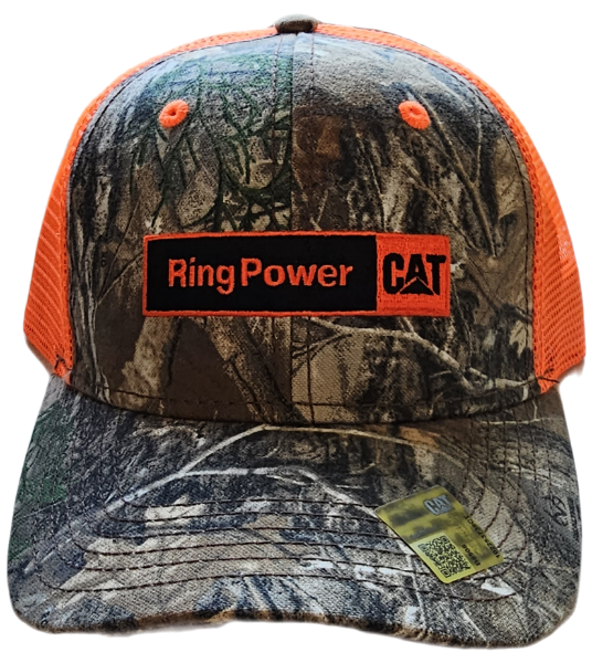 Ring Power CAT Retail Store. Ring Power Camo HiVis Orange Hat